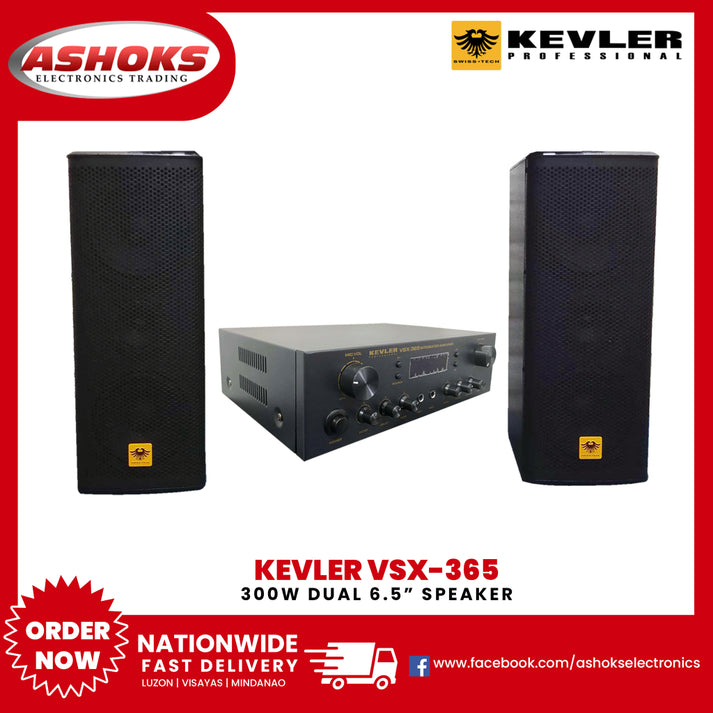 Kevler VSX-365 mini component system/ 300W x2 6.5inch speaker/AUX inpu ...