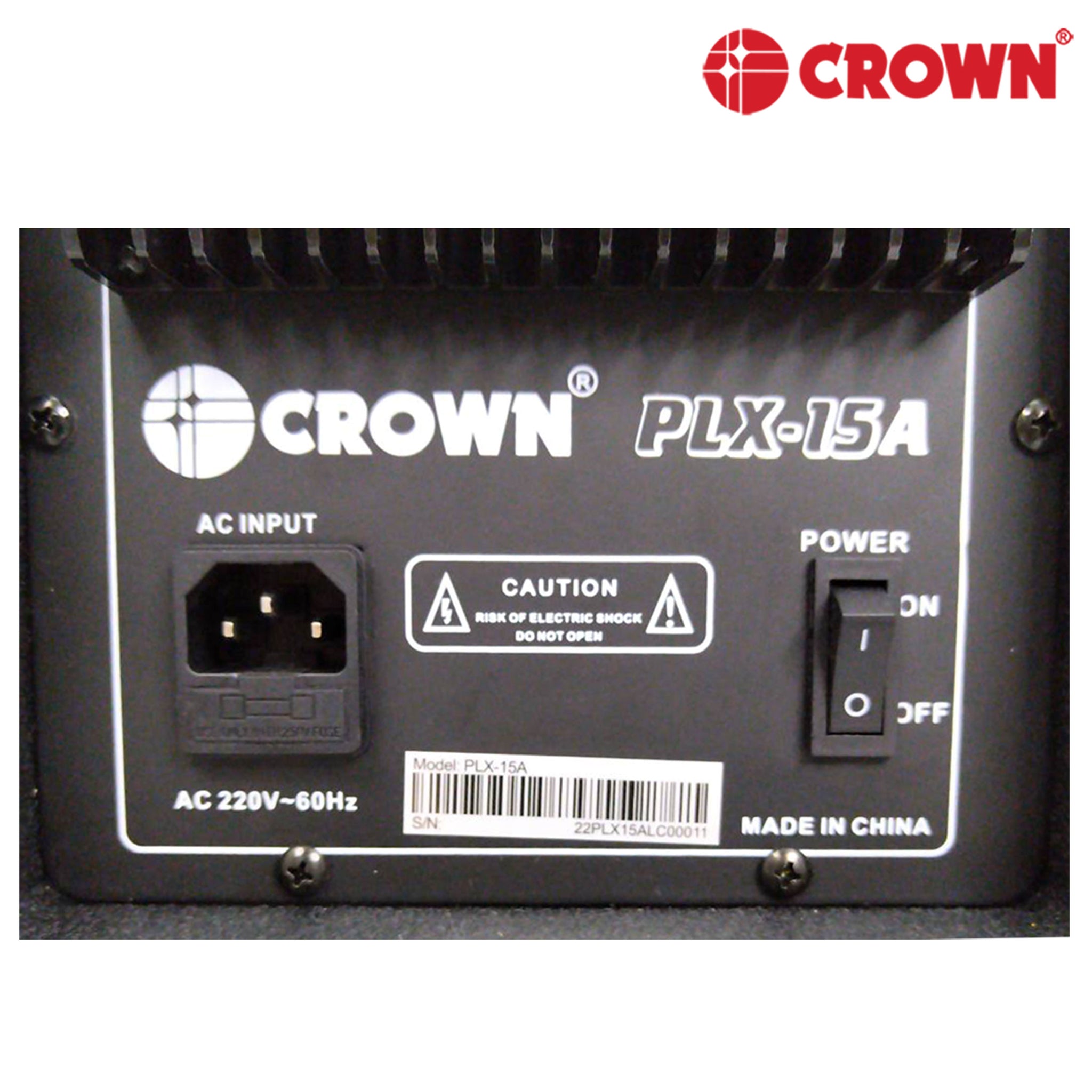 Crown PLX 15A Amplified Baffle Speaker – ashoks electronics trading