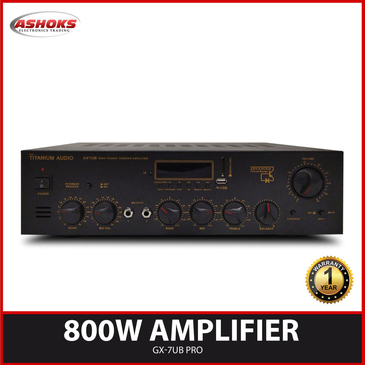 Kevler GX-7UB PRO Karaoke Integrated Amplifier – ashoks electronics trading